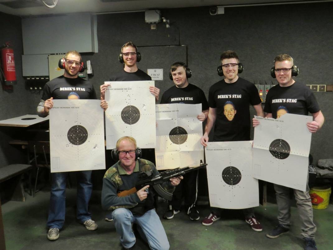 M16 Sniper Shooting + 4 Guns | Stag Do in Prague